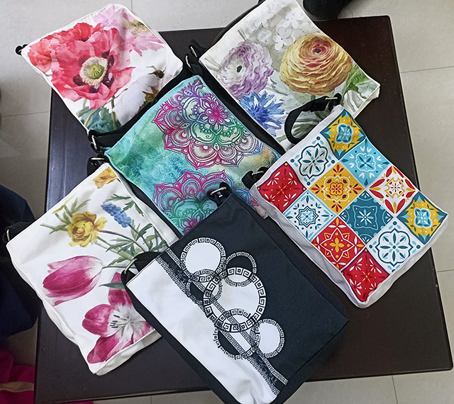 Pumpkin Patch Design Studio - Sling Bags with Cloth Handle